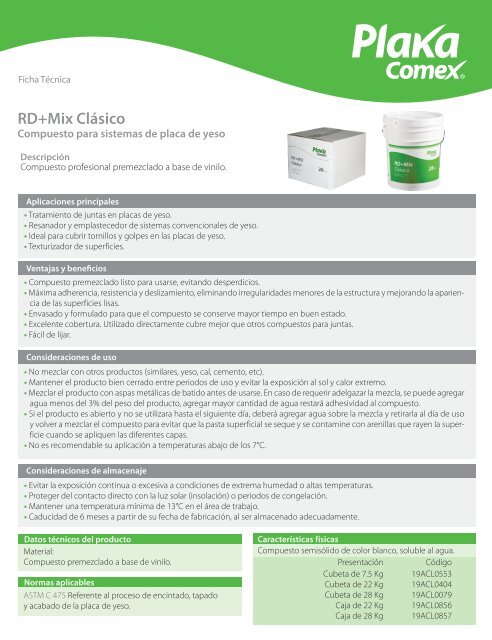 RD+Mix Clásico - Plaka Comex