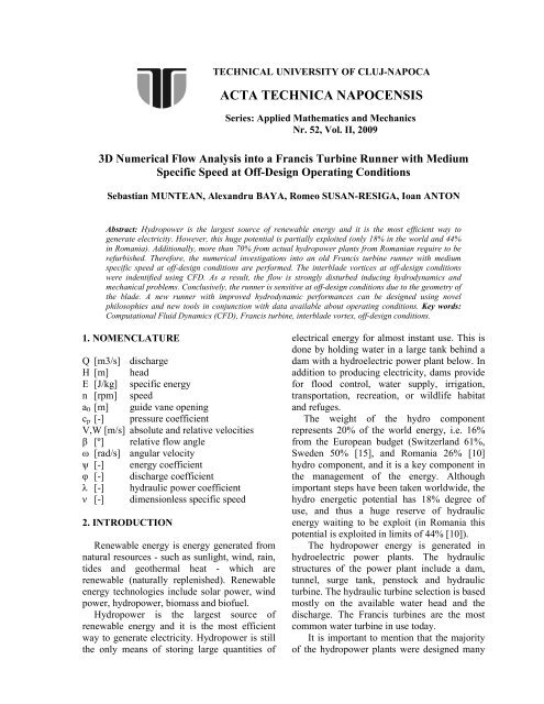 ACTA TECH ICA APOCE SIS - Filiala Timişoara