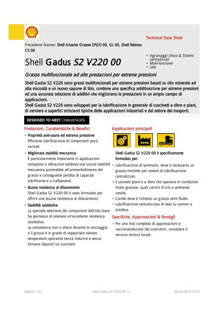 Shell Gadus S2 V220 00