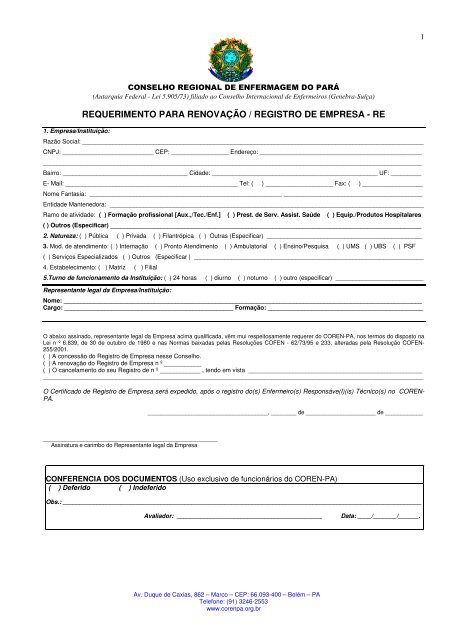 Baixar PDF - Coren-PA