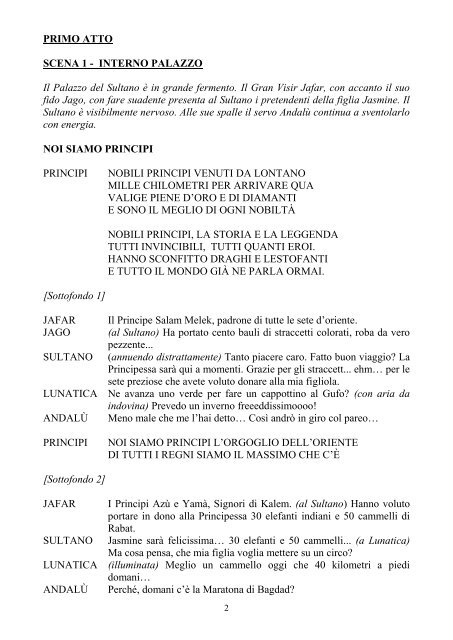 PRIMO ATTO SCENA 1 - INTE