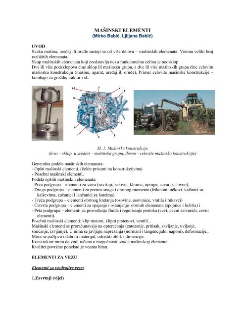 Poglavlje 5 - Masinski elementi