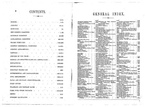 GENERAL INDEX. - NSW Government