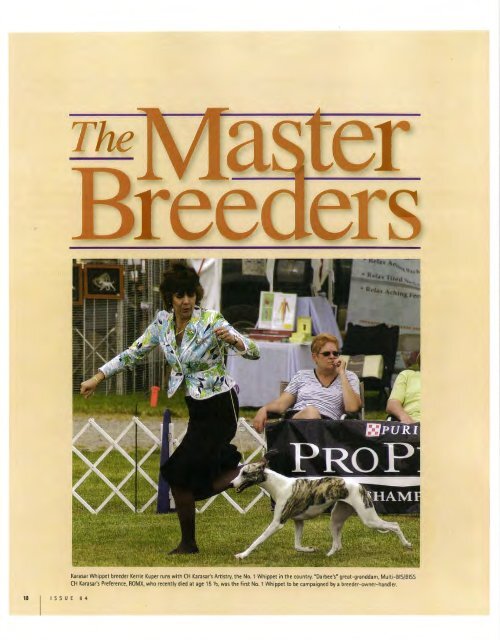Purina Today's Breeder Magazine -- "The Master Breeders"