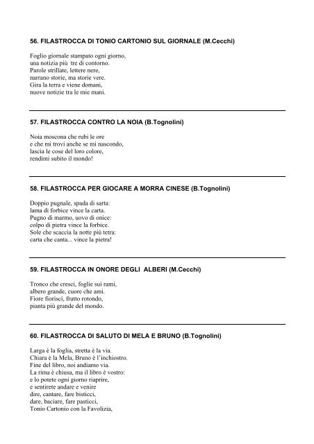 56. FILASTROCCA DI TONIO