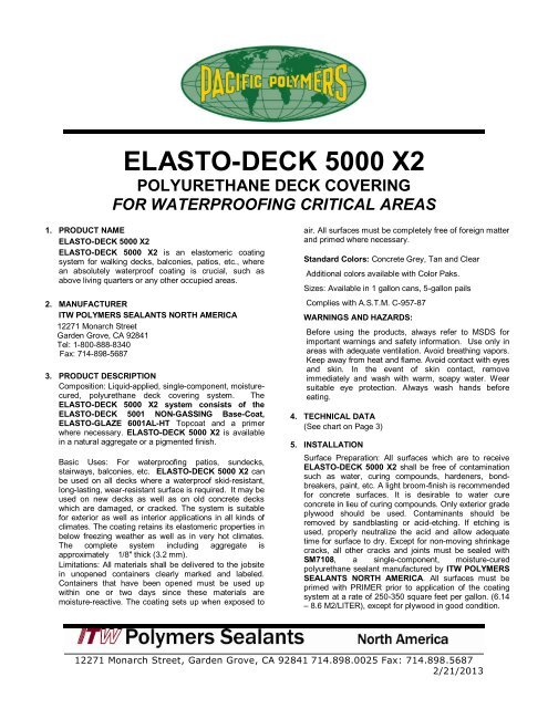 ELASTO-DECK 5000 X2