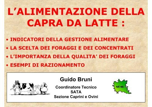 Schema Di Capra Da Latte