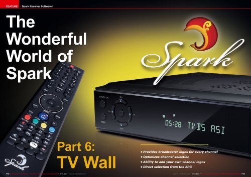 The Wonderful World of Spark TV Wall