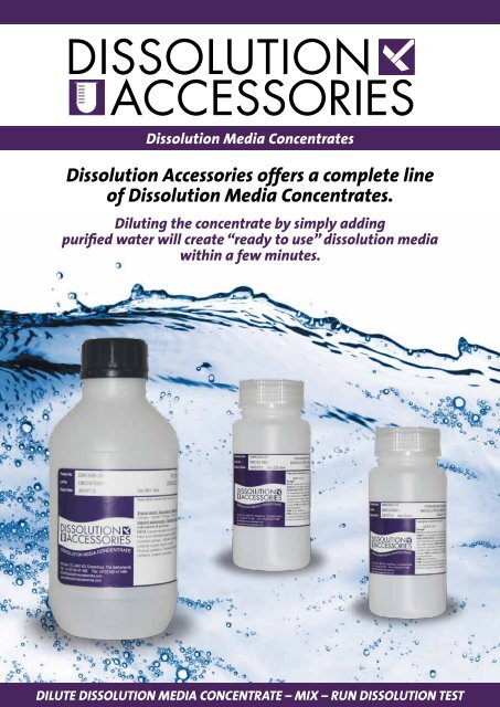 Dissolution Media Concentrates - Prosense