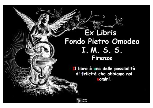 Ex Libris Fondo Pietro Omodeo I. M. S. S. - NATURALMENTE Scienza