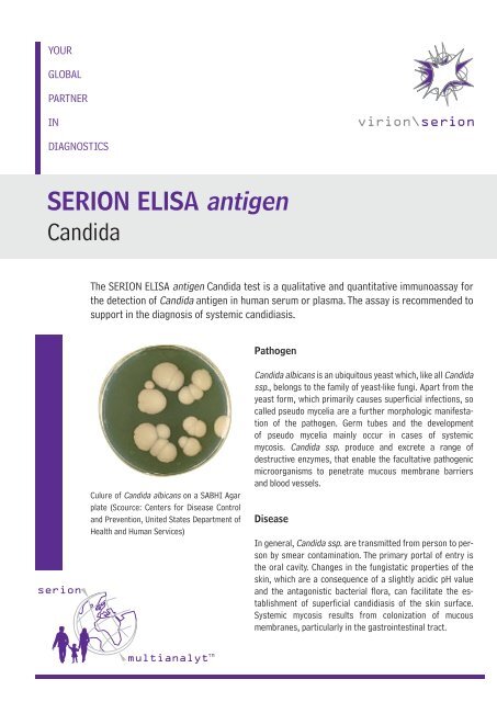 SERION ELISA antigen Candida - virion\serion
