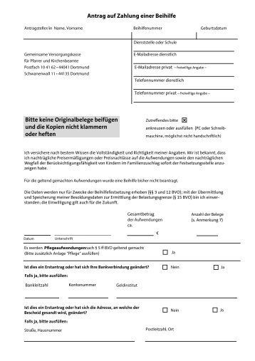 Beihilfeantrag lang (PDF-Datei) - Hochsauerlandkreis