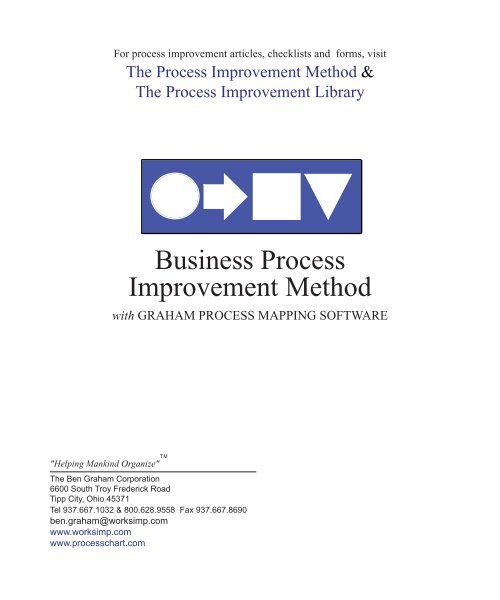 Business Process Improvement Method - The Ben Graham ...