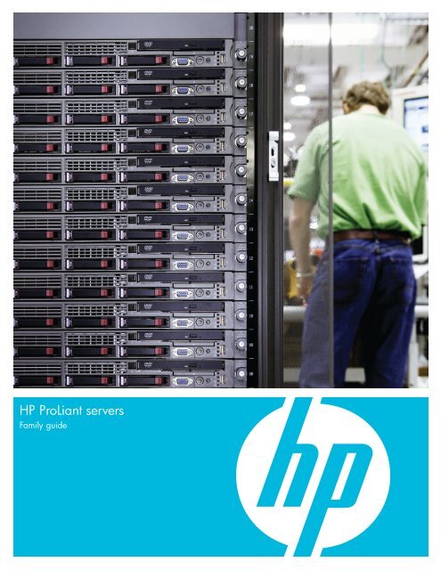HP ProLiant servers family guide - 3D Tech Solutions