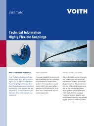 Variable-Speed Turbo Couplings Type SVL - Voith Turbo