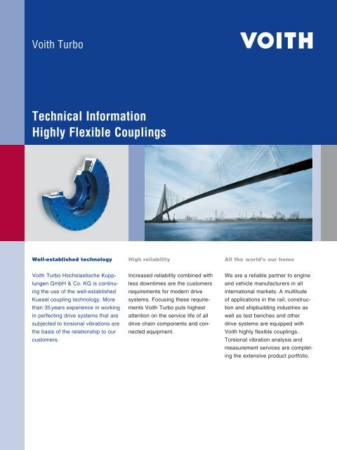 Technical Information Highly Flexible Couplings - Voith Turbo