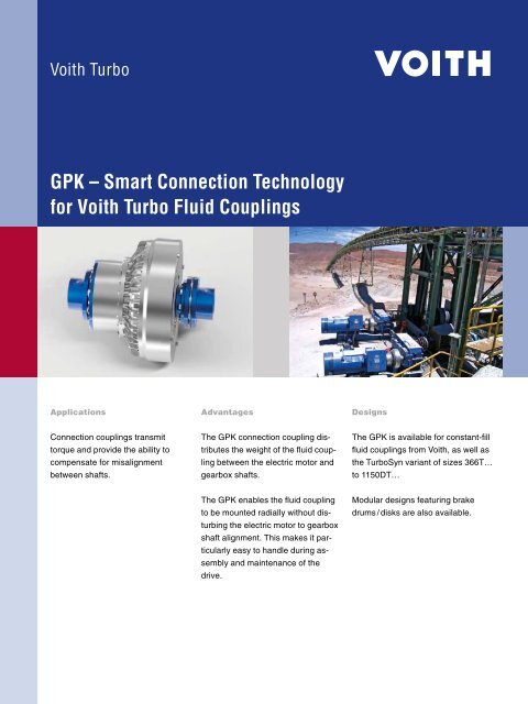 GPK ? Smart Connection Technology for Voith Turbo Fluid Couplings