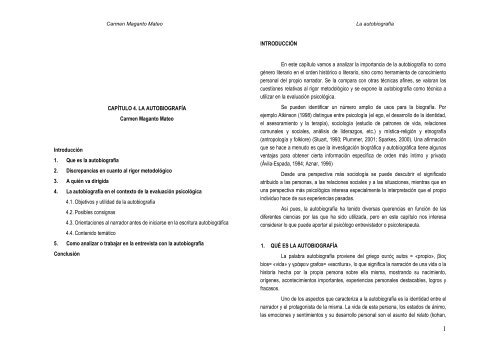 CAPÍTULO 4. LA AUTOBIOGRAFÍA con BIB