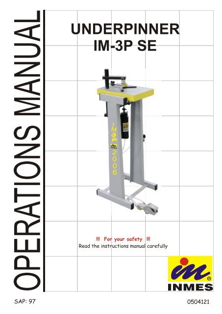 UNDERPINNER IM-3P SE - Framingsupplies.com