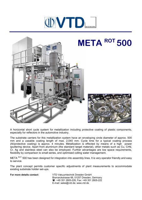 META ROT 500 - VTD