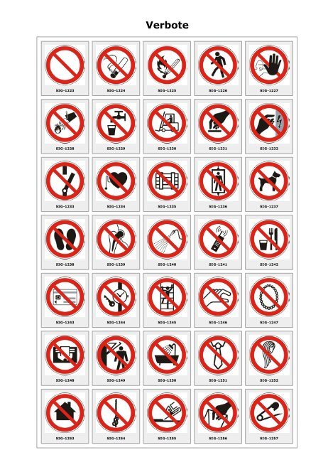 Verbote