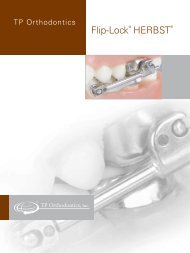 Originator Patient Brochure - The Originator - TP Orthodontics, Inc.