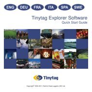 Tinytag Explorer Software SWCD-0040 - Gemini Data Loggers