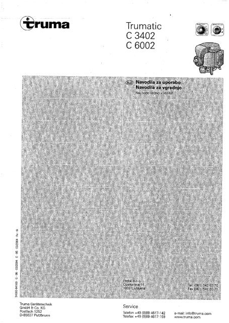 Navodila Trumatic C3402+C6002