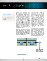 ProStream 1000 - Harmonic Inc