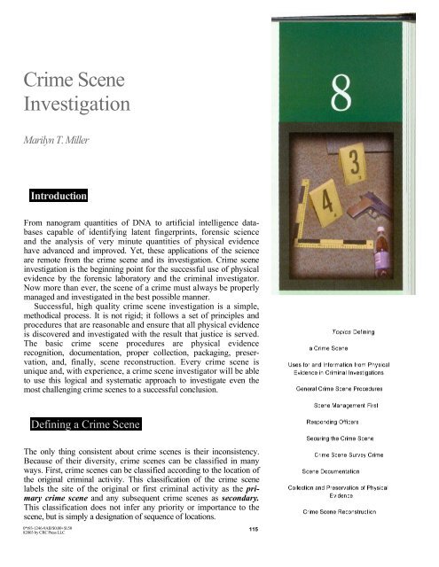 Crime Scene Investigation PDF - Free Paul Cortez