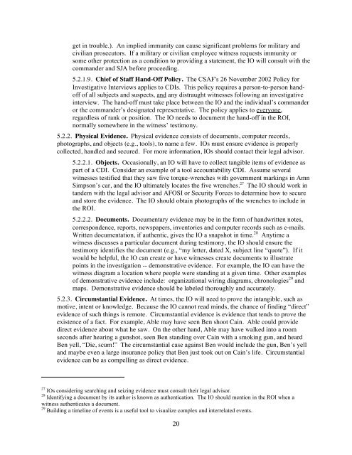 during the interview. The