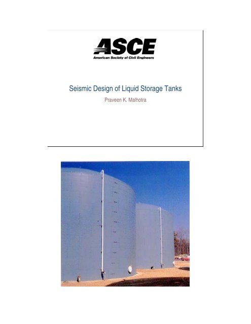 Download Seismic Design Of Liquid Storage Tanks