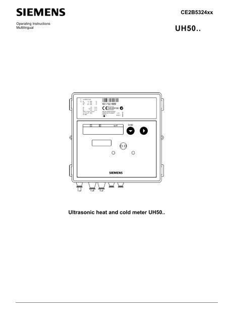 UH50.. - Siemens Building Technologies