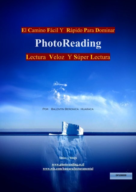 El Camino Facil y Rapido Para Dominar PhotoReading