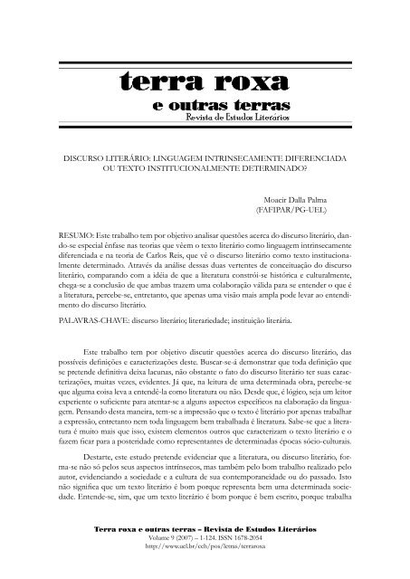 Discurso Literario Textos NO LITERARIO Concepto,Definición,