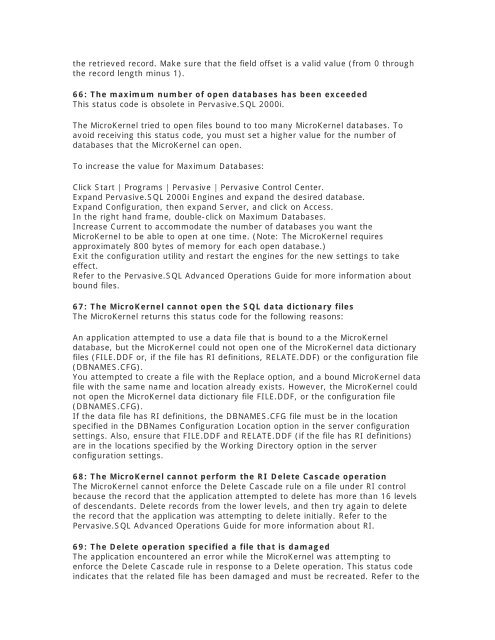 condition. Check the firs