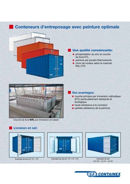 CONTENEUR D’ENTREPOSAGE