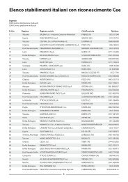 Elenco stabilimenti Bollo CE - Edizioni PubblicitÃ Italia Srl