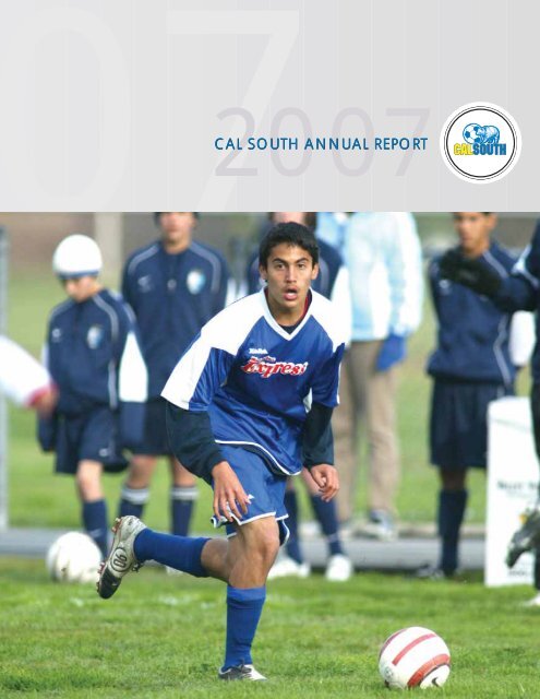 CAL SOUTH ANNUAL REPORT