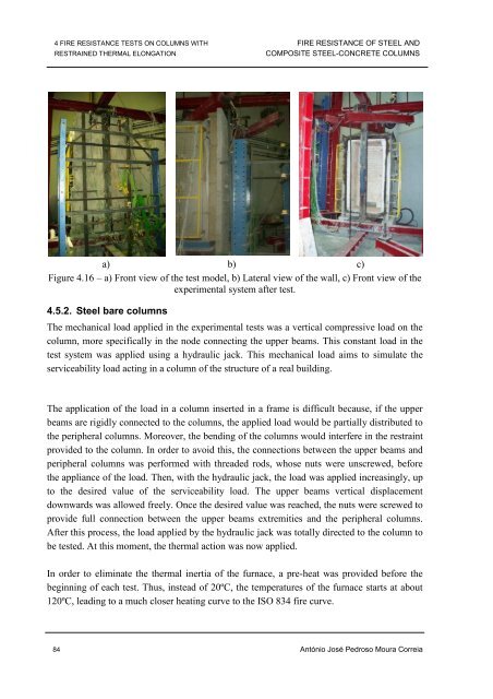4 FIRE RESISTANCE TESTS O