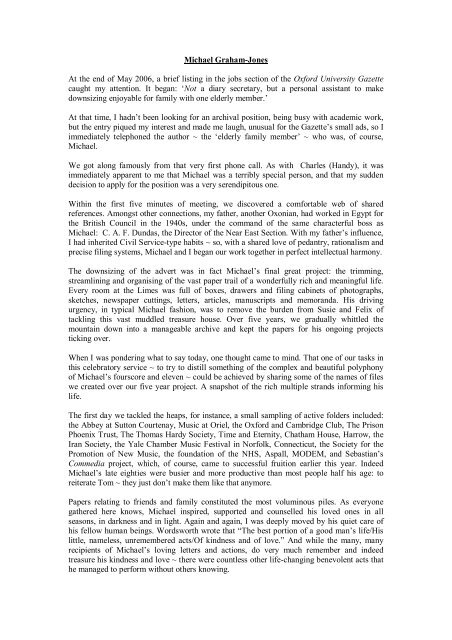 Anne Avery - the Exuberant Trust