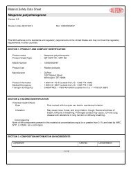 MSDS# by DuPont - MSDS - DuPont