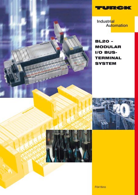 BL20 - Modular I/O Bus-Terminal System - Turck