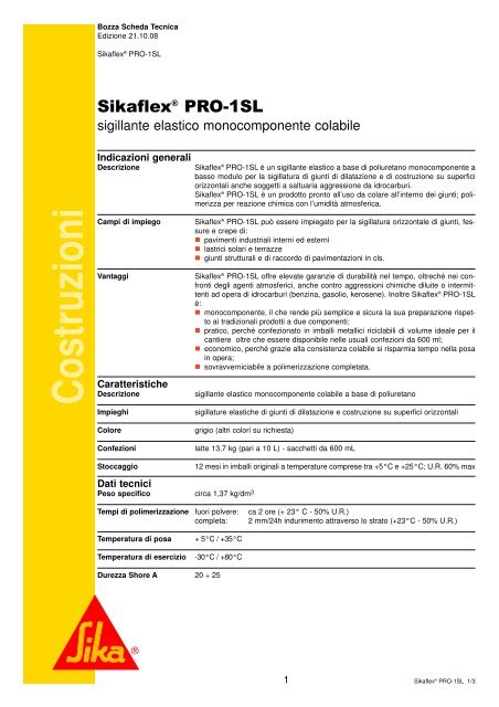 Sikaflex® PRO-1SL