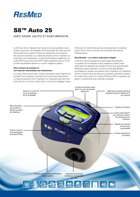 S8™ Auto 25 - ResMed