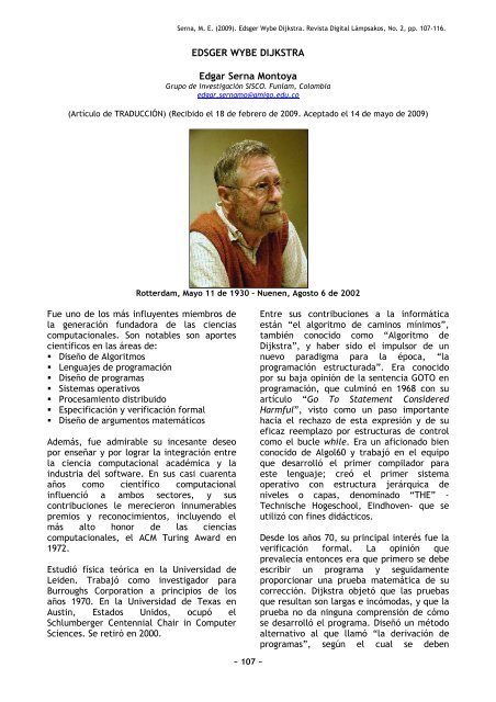 12. Edsger Wybe Dijkstra