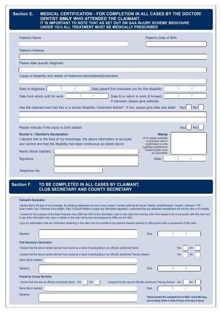 Section C. LOSS OF WAGES