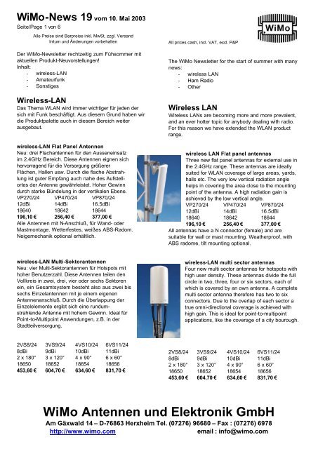 WiMo Antennen und Elektronik GmbH