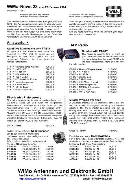 WiMo Antennen und Elektronik GmbH