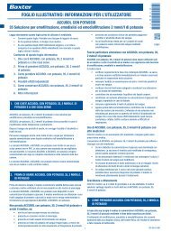 Foglietto Illustrativo Brevibloc Flaconi - Baxter Italia